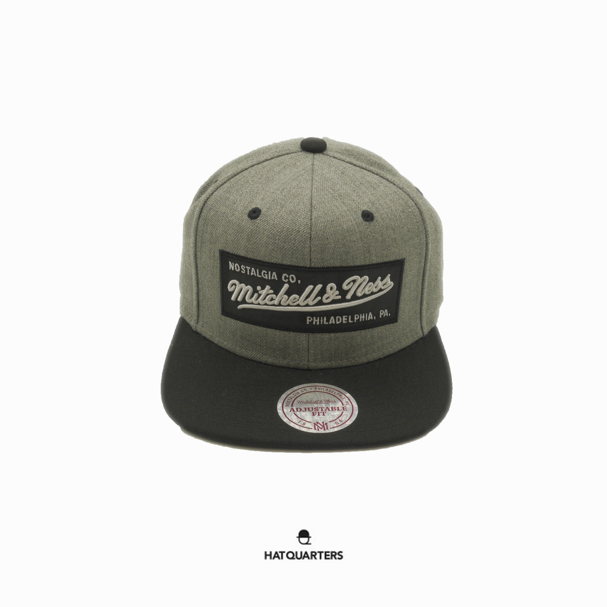 2 Tone Label Grey Black – Hatquarters